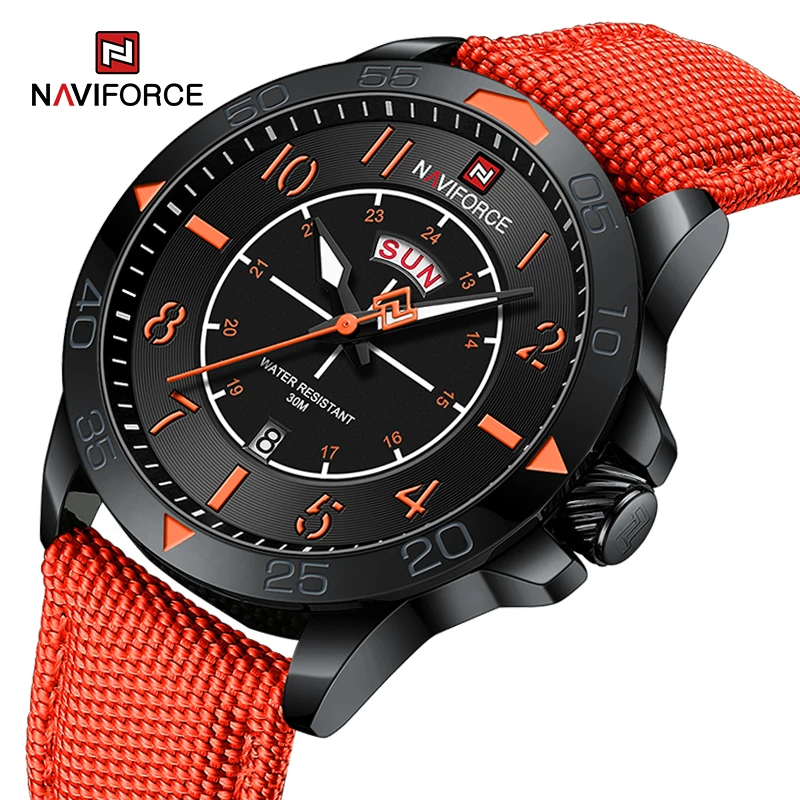 New-Style-NAVIFORCE-Nylon-Strap-Men-s-Wristwatch-Fashion-Casual-Man ...