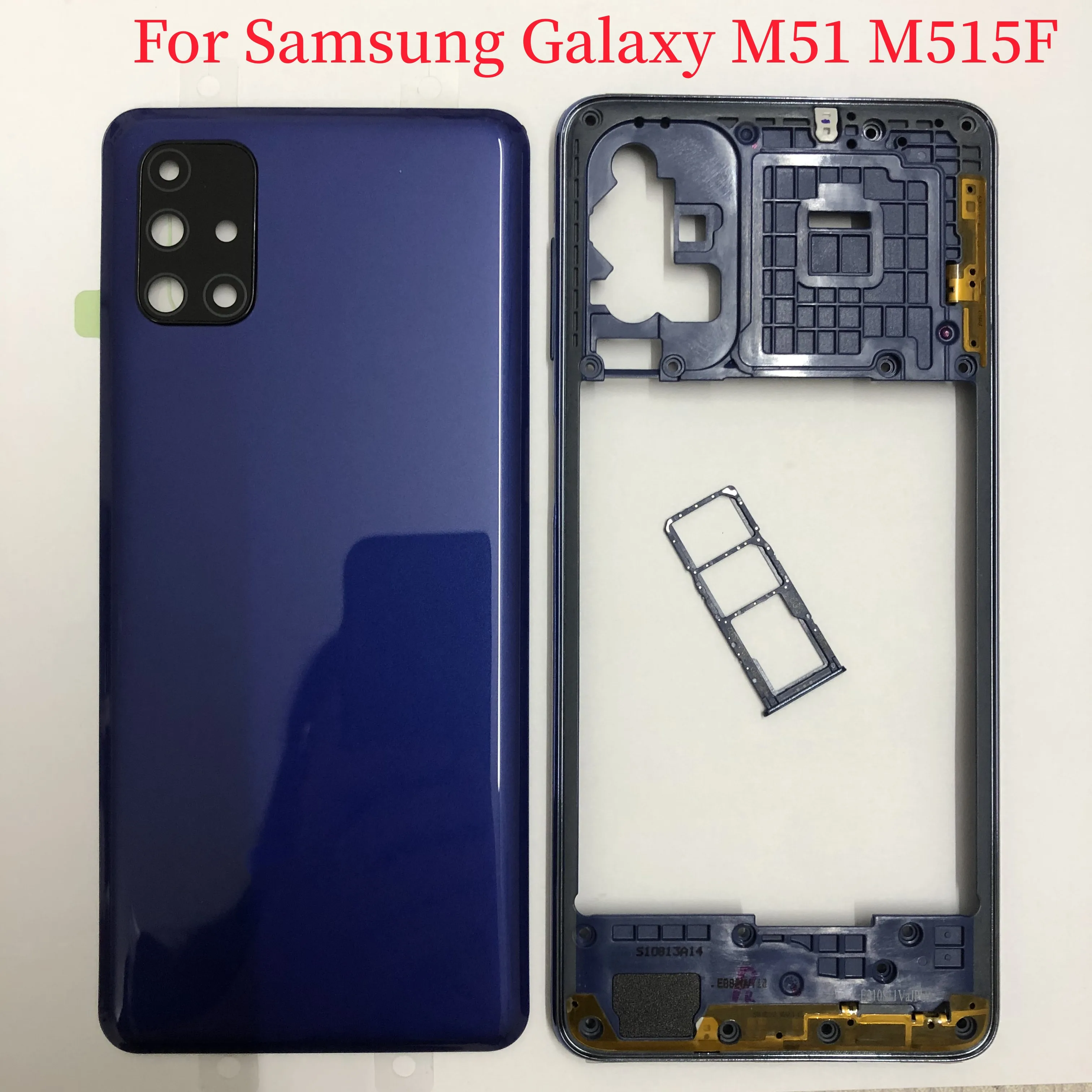 New-For-Samsung-Galaxy-M51-M515F-Middle-Frame-Plate-Bezel-For-Samsung ...