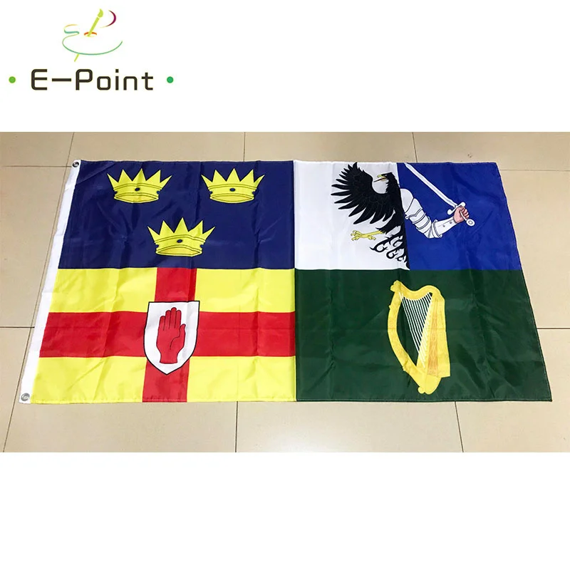 Four-Provinces-of-Ireland-Flag-2ft-3ft-60-90cm-3ft-5ft-90-150cm-Size ...