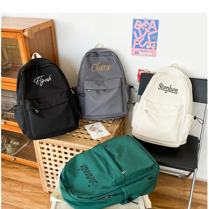 Personalized-Name-Student-Backpack-Embroidered-Gift-Custom-Your-Name ...