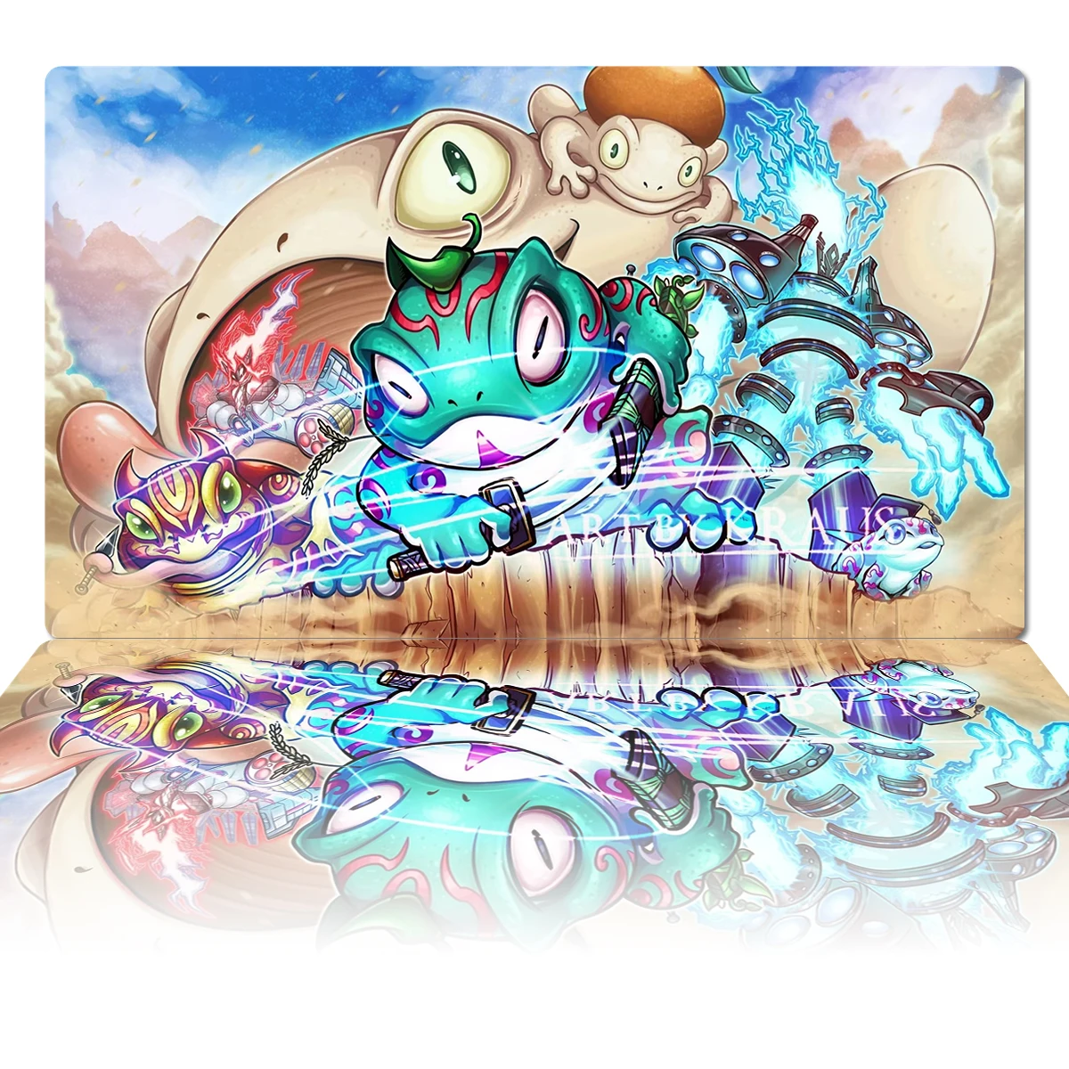 YuGiOh Playmat alfombrilla de ratón de Anime, alfombrilla de escritorio ...