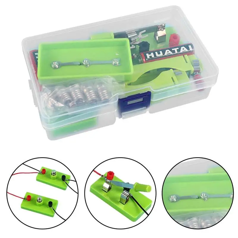 Kids-Basic-Circuit-Electricity-Learning-Kit-Physics-Educational-Toys ...