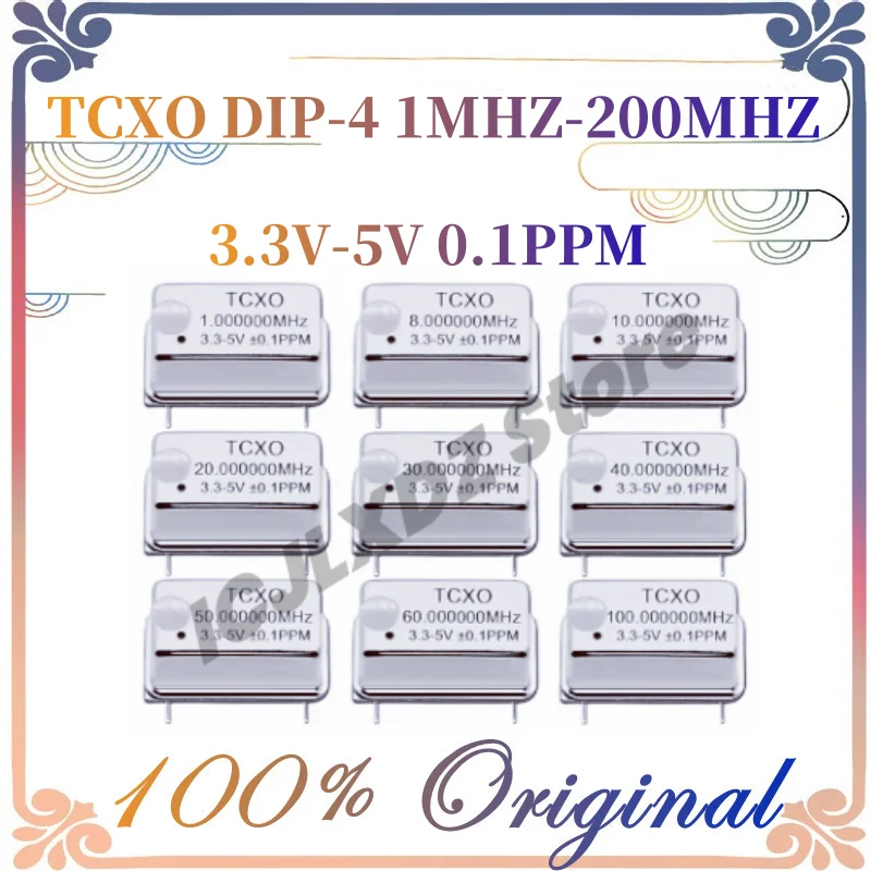 1pcs NEW TCXO DIP-4 1M 8M 10M 16M 20M 24M 25M 30M 32M 40M 48M 60M ...