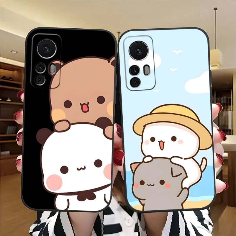 Fun Cartoon Peach Mochi Cat Phone Case For Redmi 8 9 9a 7a 10 8a 10a