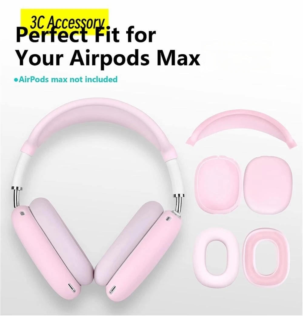 Caso-Anti-Scratch-para-Airpods-Max-fone-de-ouvido-Headset-Kits-Acess ...