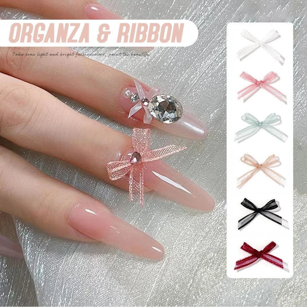 10pcs-set-Ballet-Style-Mini-Bow-3D-Cute-Nail-Art-Decorations-Matte ...