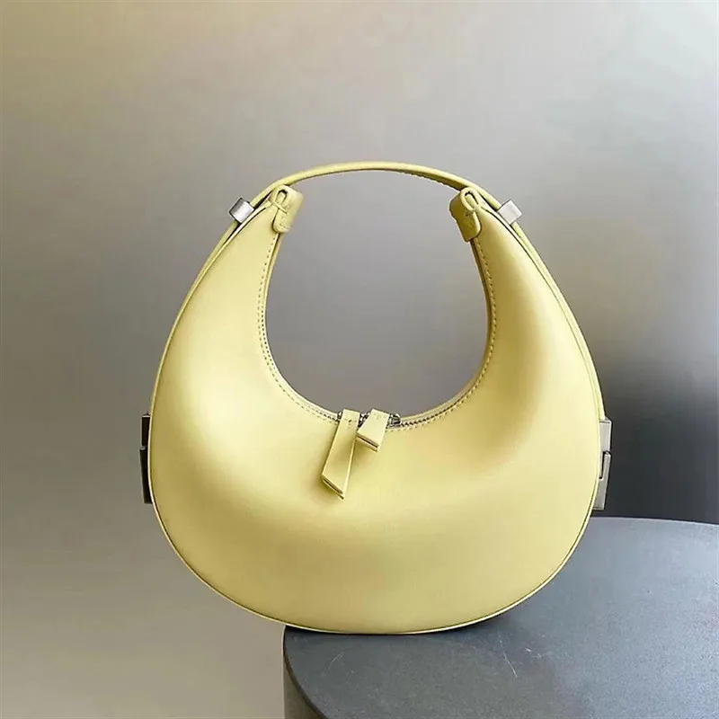 Korean-version-of-the-leather-half-moon-women-s-bag-half-moon-handbag ...