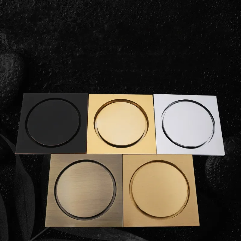 10x10cm Floor Drain Brass Square Pop up Floor Drain Floor Cover Shower 10x10cm-floor-drain-brass-square-pop-up-floor-drain-floor-cover-shower