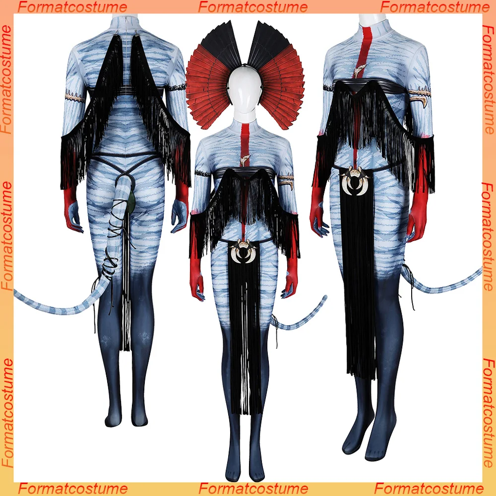 Varang Cosplay Jumpsuit Headband Movie Avatar Roleplay Costume Bodysuit ...