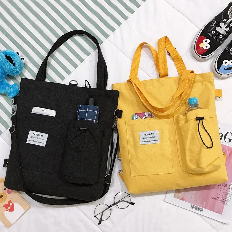 Bolso-cruzado-de-lona-para-mujer-bandolera-de-dise-ador-coreano-calidad ...