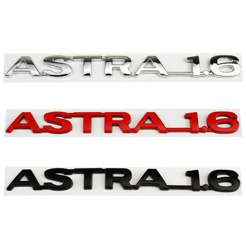 Car 3D Metal Logo Rear Trunk Letters Words Emblem Badge Decals Sticker ...