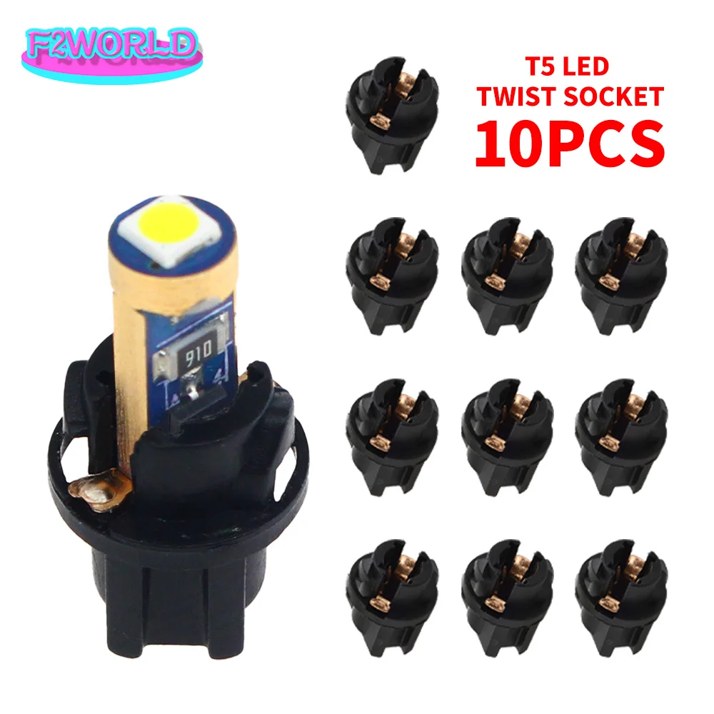 50Pcs T5 V2 Twist Socket T5 PC74 Instrument Panel Cluster Replacement ...