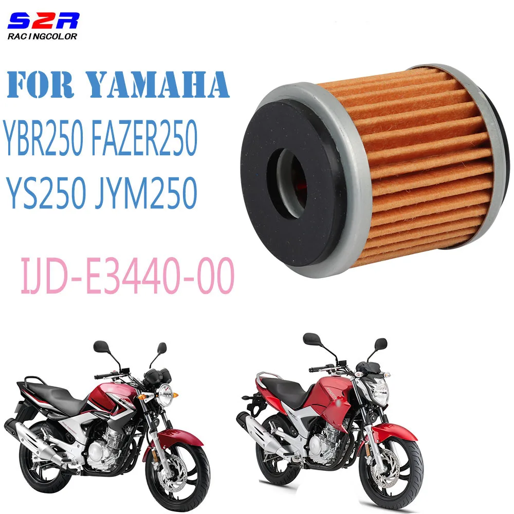 Oil Filter Element Motorcycle Accessories For YAMAHA YBR250 FAZER250 ...