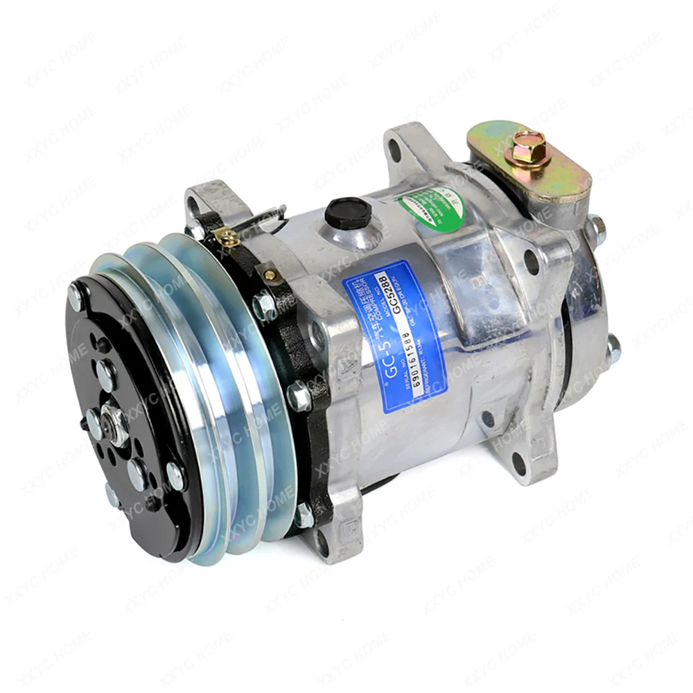 4000W-Automotive-Air-Conditioning-Compressor-Double-Pulley-High-Speed ...