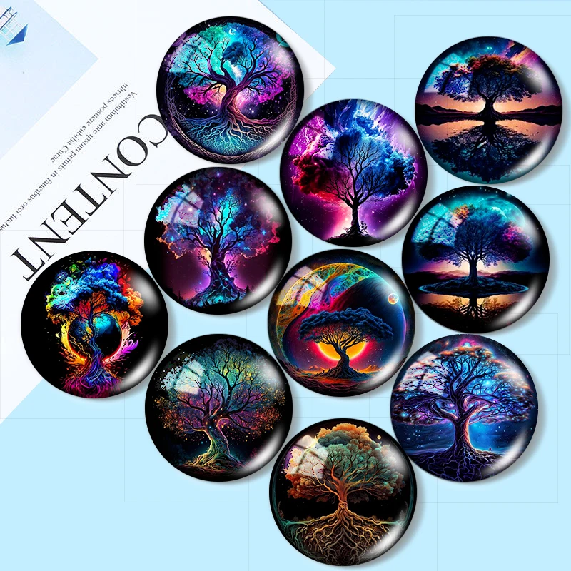 Magical Tree Beauty Moon night Life Tree 10pcs 12mm/18mm/20mm/25mm ...