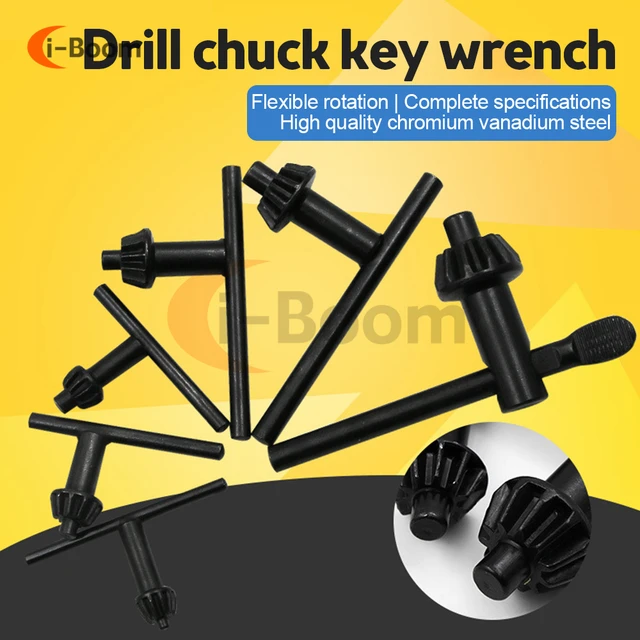 Drill Chuck Ratchet 2-in-1 Ratchet Drill Chuck Key Wrench–Universal ...