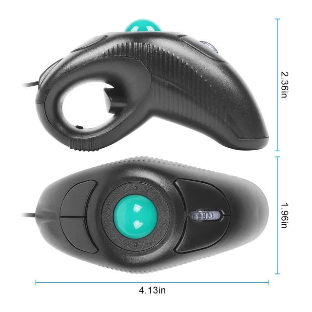Presentation Mouse Y-10L Wireless Trackball Mouse With Laser Pointer ...