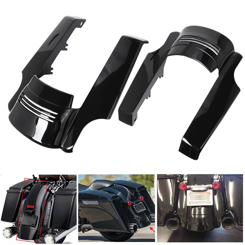 Motorcycle-Stretched-Rear-Fender-Extension-For-2009-2013-Harley-Touring ...