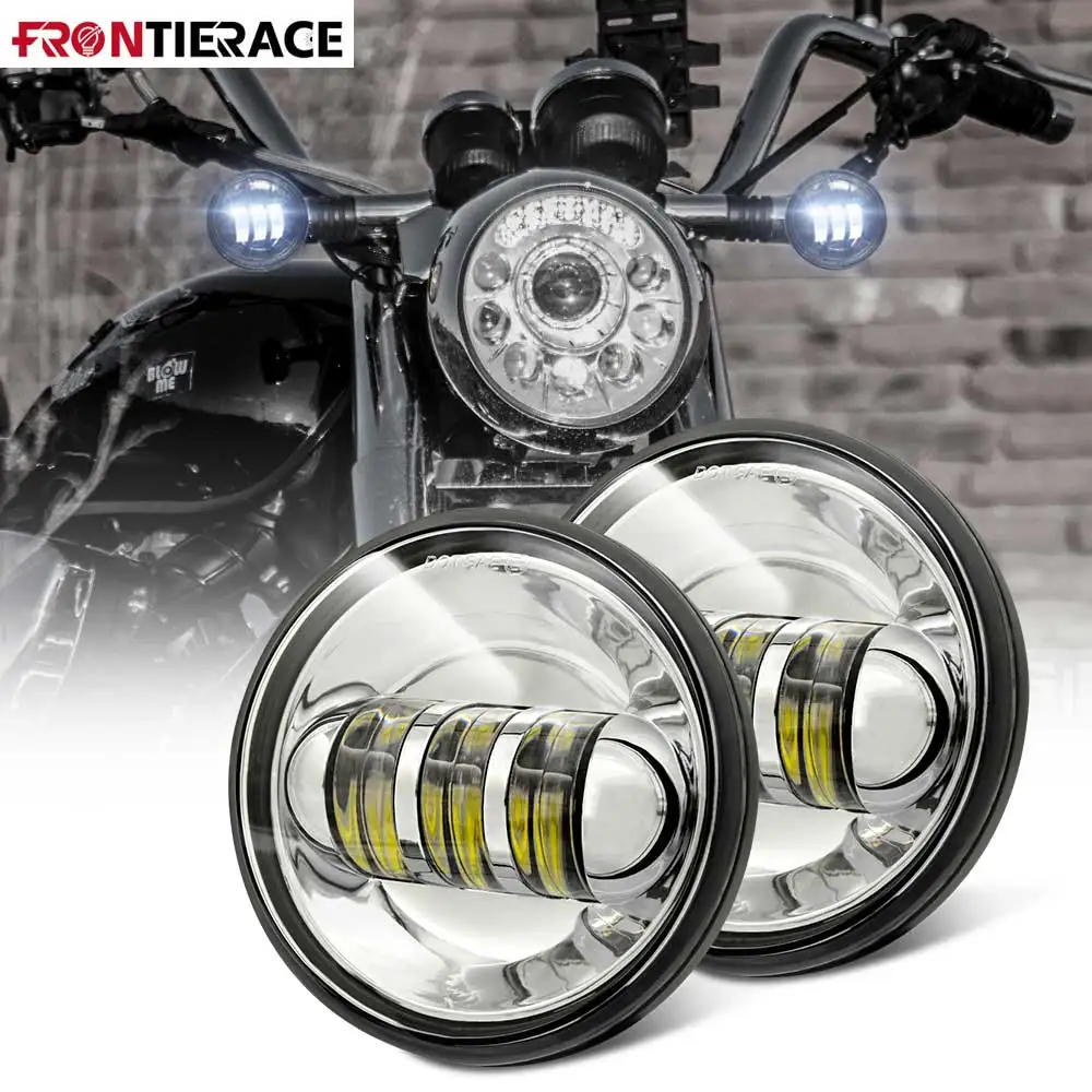 4-5-Inch-Fog-Lights-Angel-Eyes-for-Motorcycle-Harley-Davidson-Softail ...
