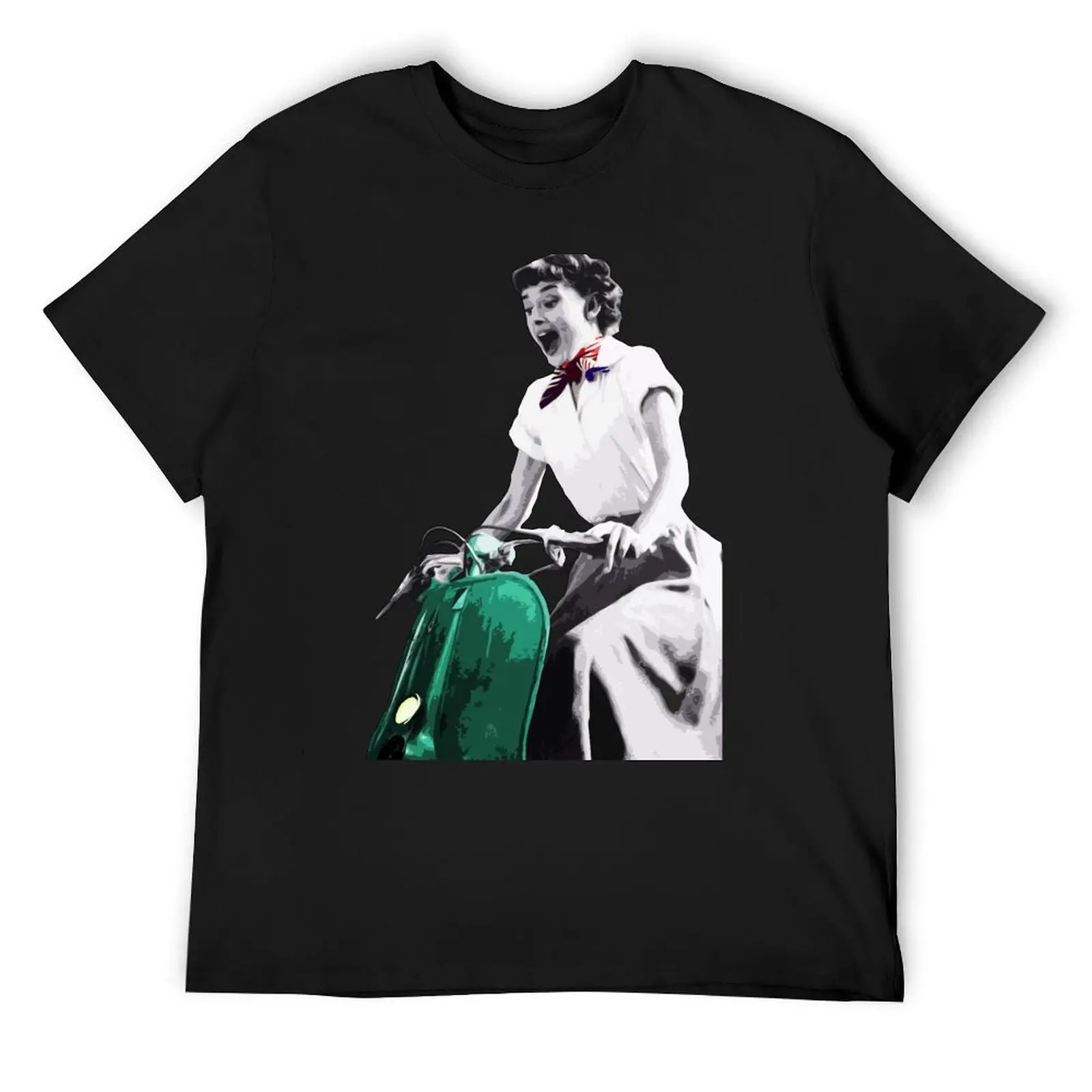 Audrey Hepburn Roman Holiday T-Shirt korean fashion plain affliction ...