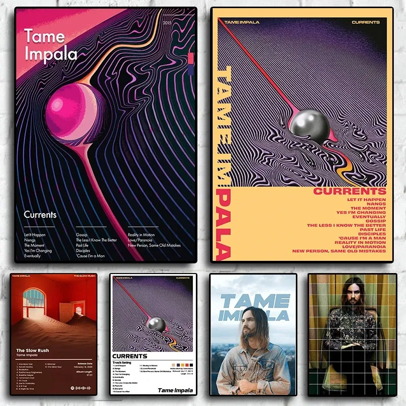 Pop Rock Singer Tame Impala Poster Aesthetic Rapper Music Album ...