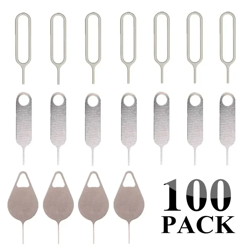 100-10Pcs-Metal-Eject-Sim-Card-Tray-Open-Pin-Needle-Key-Tool-for ...
