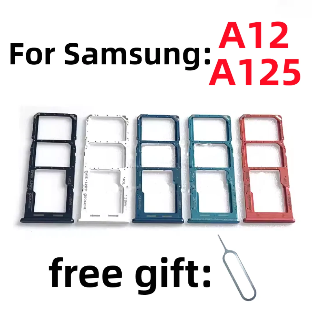 A125 SIM Card SD Card Tray chip slot drawer Holder For Samsung Galaxy ...