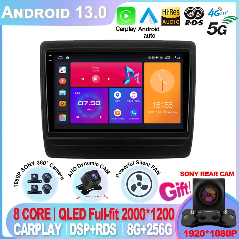 For-Isuzu-DMAX-2020-2021-2022-8-Core-Android-13-Car-Radio-Video-Player ...