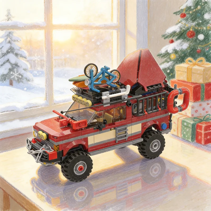 477pcs MOC City Champions Custom Forded Ranger V 3 The RV Model ...
