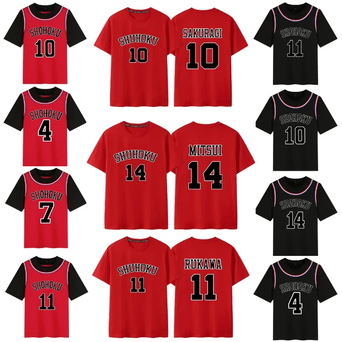 Camiseta-de-Anime-Slam-Dunk-Shuhoku-Sakuragi-10-para-hombres-y-mujeres ...