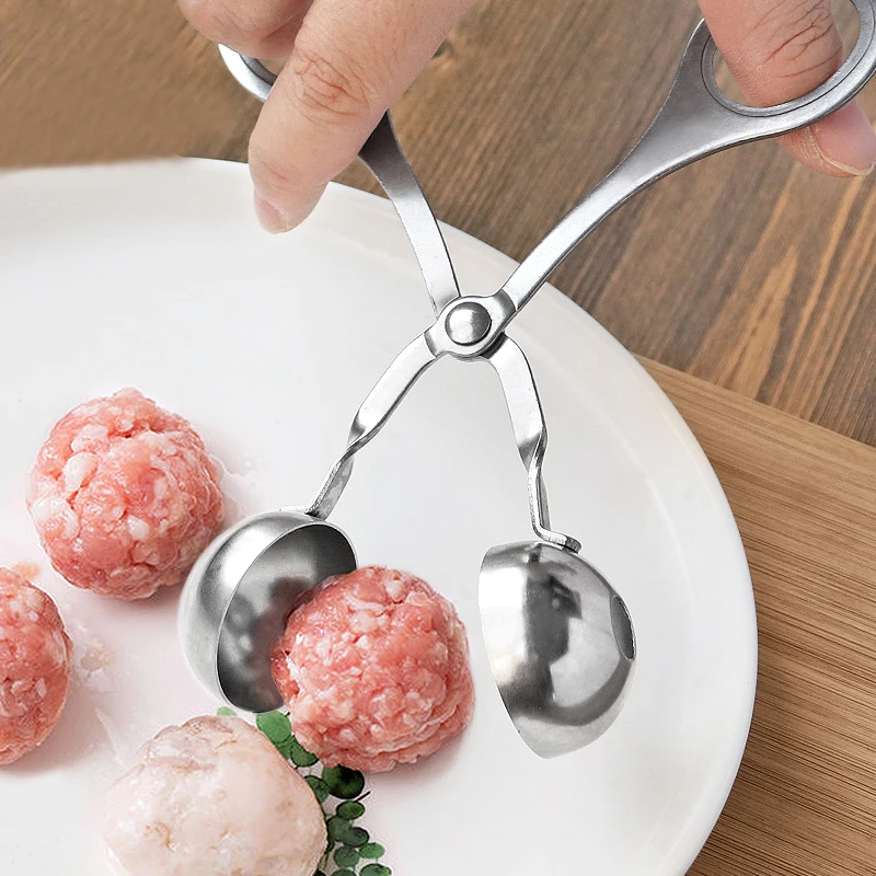 Stainless-Steel-Meatball-Maker-Clip-DIY-Fish-Meat-Rice-Ball-Making-Mold ...