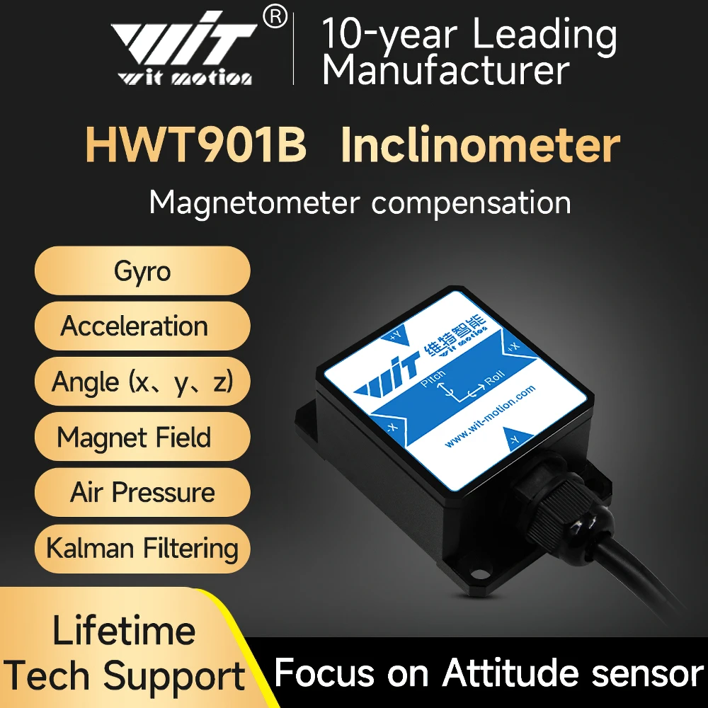 Accelerometer-Inclinometer-HWT901B-TTL-MPU9250-9-axis-Gyroscope-Angle ...