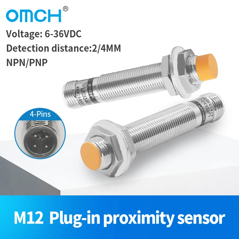 OMCH-Inductive-Proximity-Sensor-LJ12A3-Series-IP65-M12-NPN-PNP-DC10-30V-4pin-Connect-Cylindrical ...