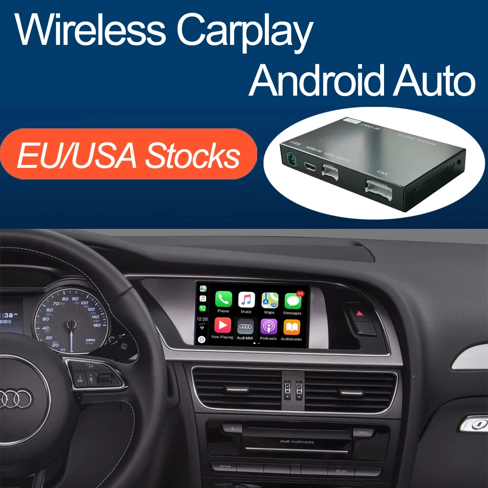 Wireless Apple Carplay Android Auto Interface For Audi A4 A5 Q5 2009 ...