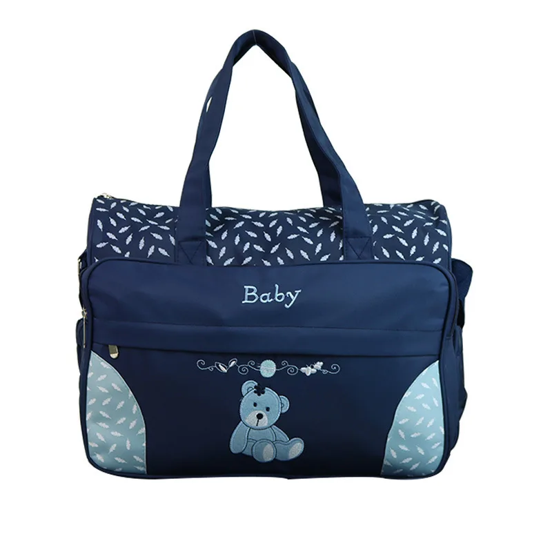 Baby-Bags-Black-Simple-Diaper-Backpack-Fashion-Mommy-Bag-Waterproof ...