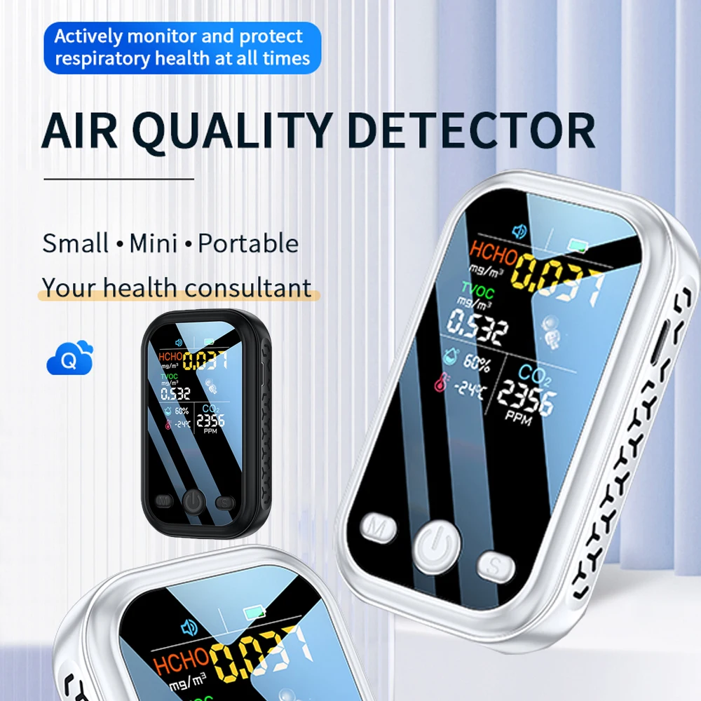 5-in-1-Mini-Air-Quality-Detector-HCHO-TVOC-CO2-Temperature-Humidity ...