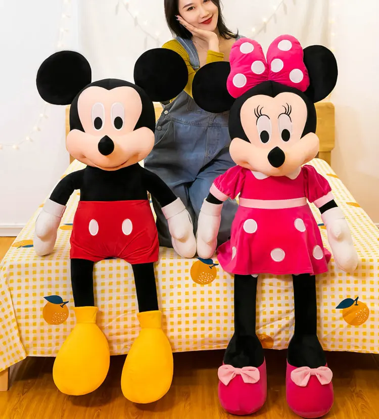 B-y-k-ift-Mickey-Minnie-bebek-Mickey-Mouse-pelu-oyuncak-k-z-arkada ...