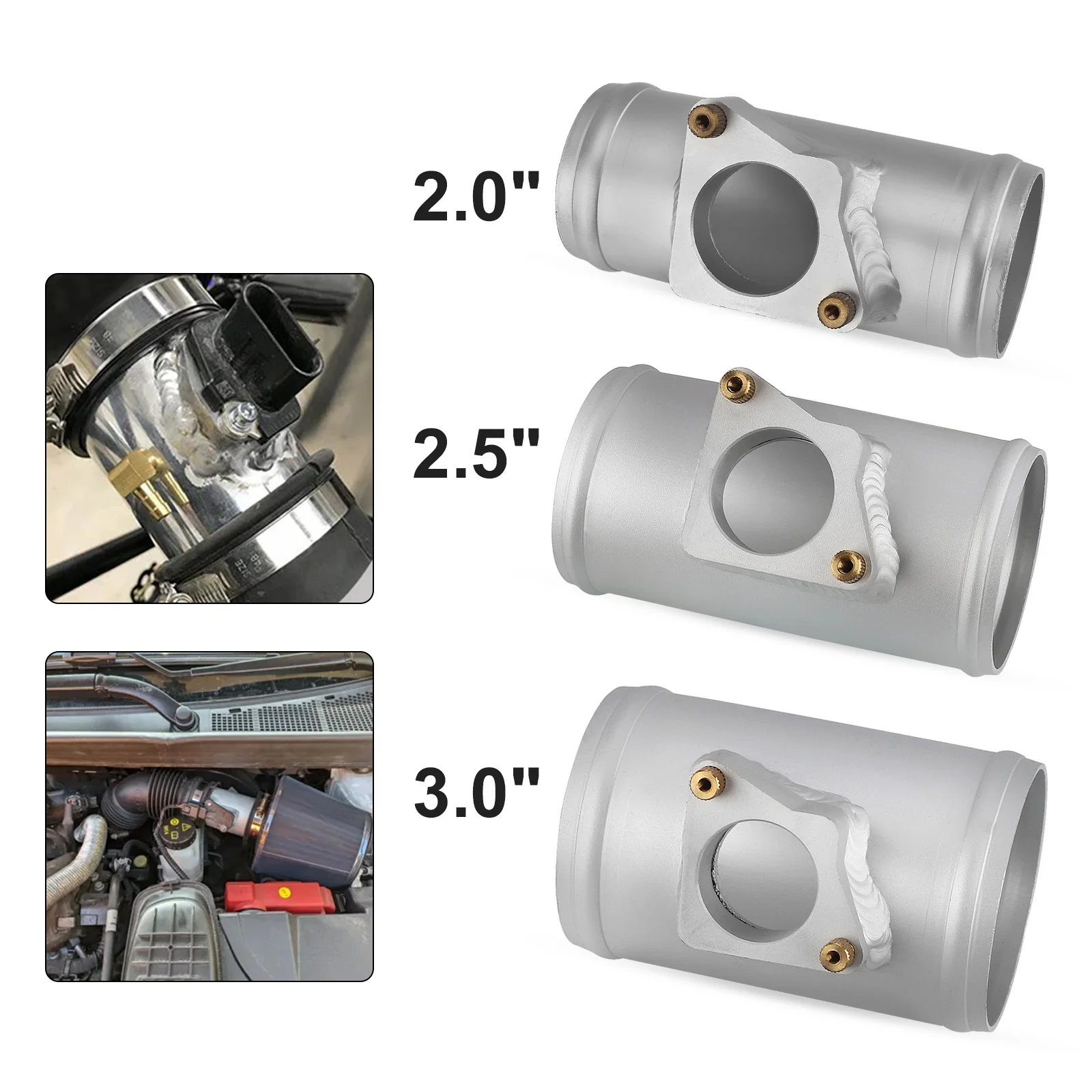 MAF-Mass-Air-Flow-Sensor-Mount-Adapter-tubo-de-flange-Base-2-2-5-3 ...