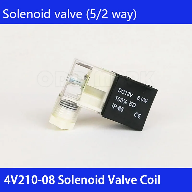 4V210-08 solenoid valve coil, DC24V, DC12V, AC220V, AC110V - AliExpress 13