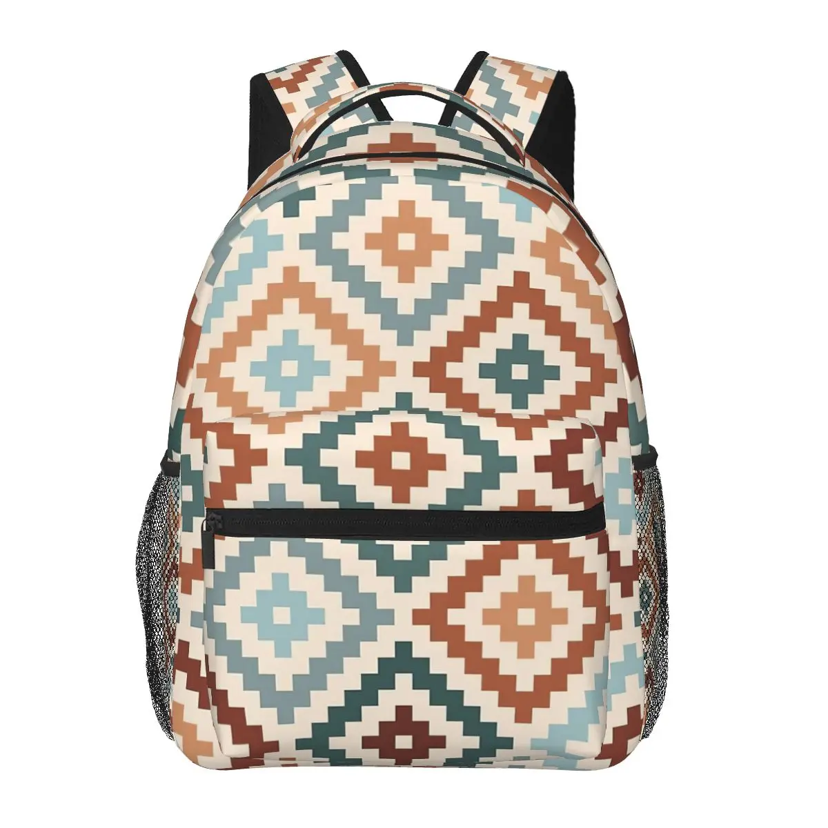 Aztec Symbol Block Ptn Tct Backpack For Girls Boys Travel ...