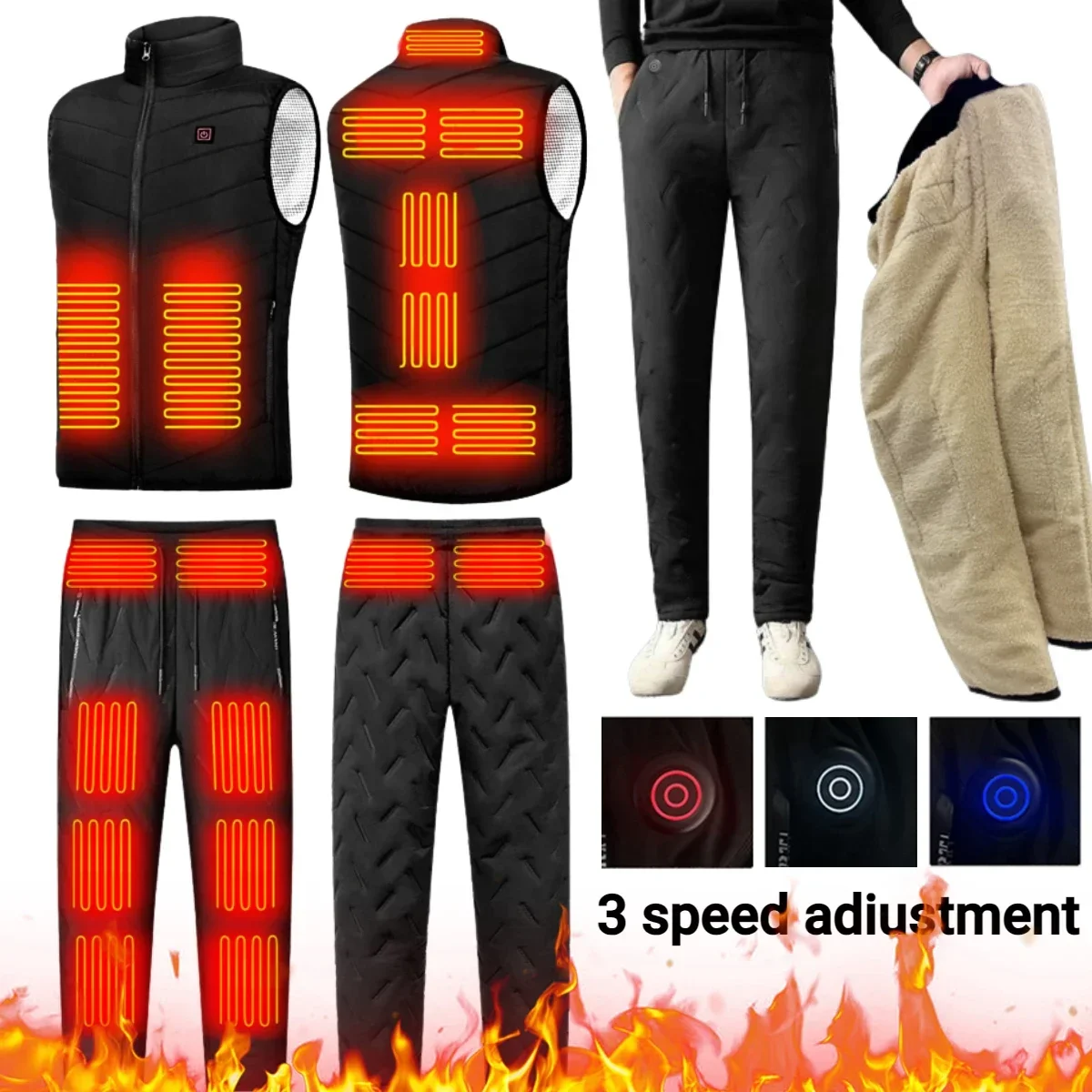 Unisex-Heated-Pants-10-Heating-Zones-Electric-Heated-Trousers-3 ...