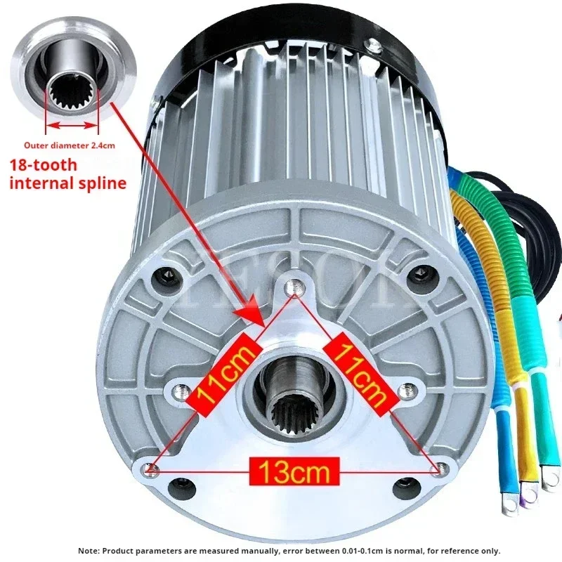 3000W-2500W-Electric-tricycle-pure-copper-motor-brushless-DC-60V-72V ...