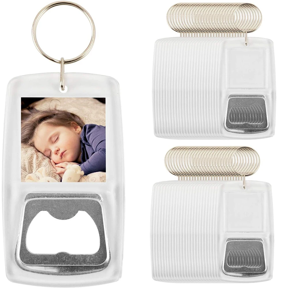 1-3-5Pcs-Acrylic-Photo-Picture-Keychains-Can-Opener-Function-Custom ...