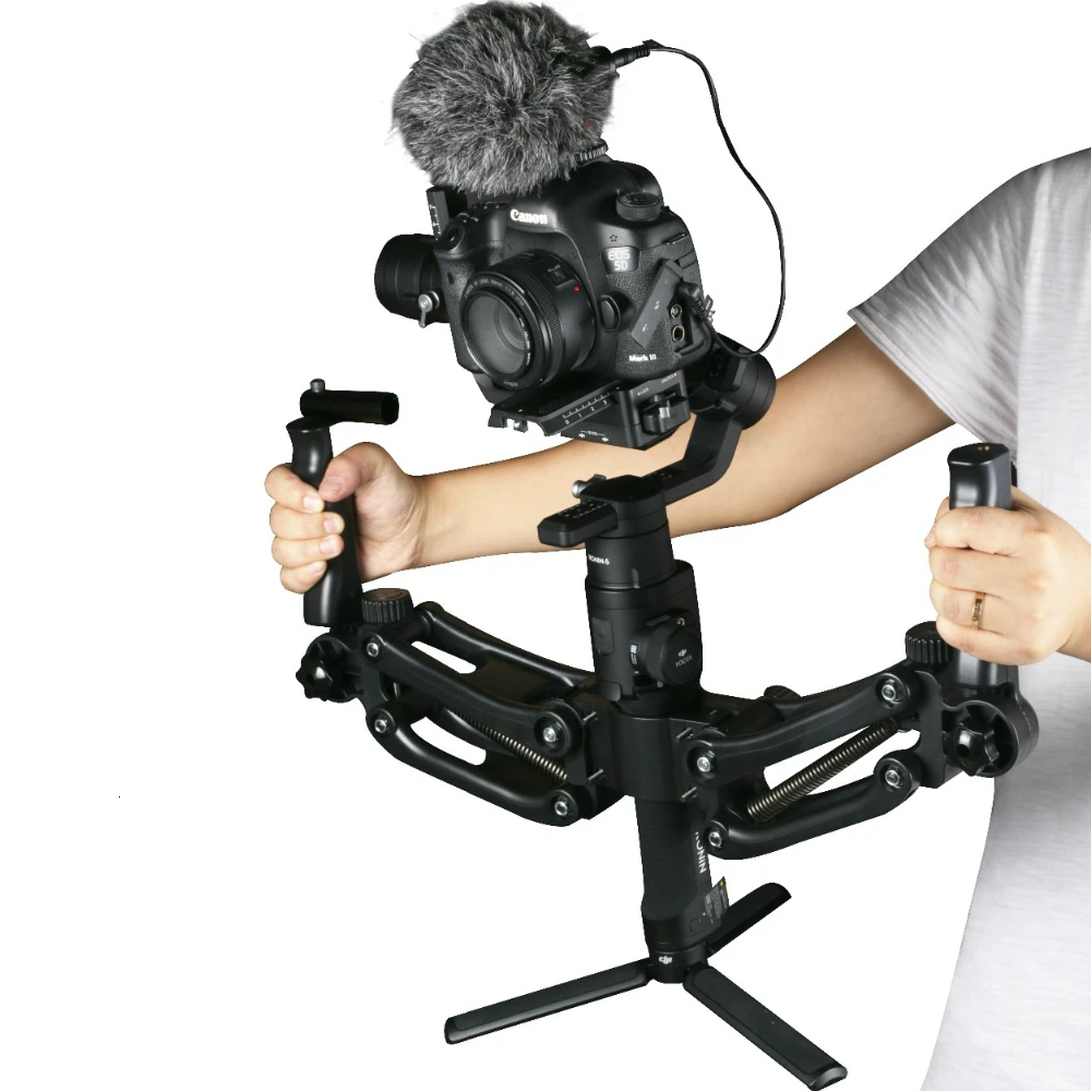 3-Axis-Spring-Dual-Handle-Gimbal-Hold-Arm-for-ZHIYUN-Crane-2-DJI-Ronin ...