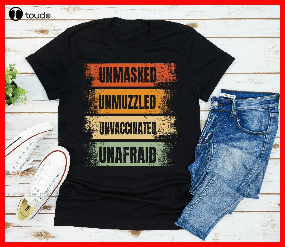 Unmasked-Unmuzzled-Unvaccinated-Unafraid-Shirt-T-Shirt-Xl-L-S-Man-Women ...