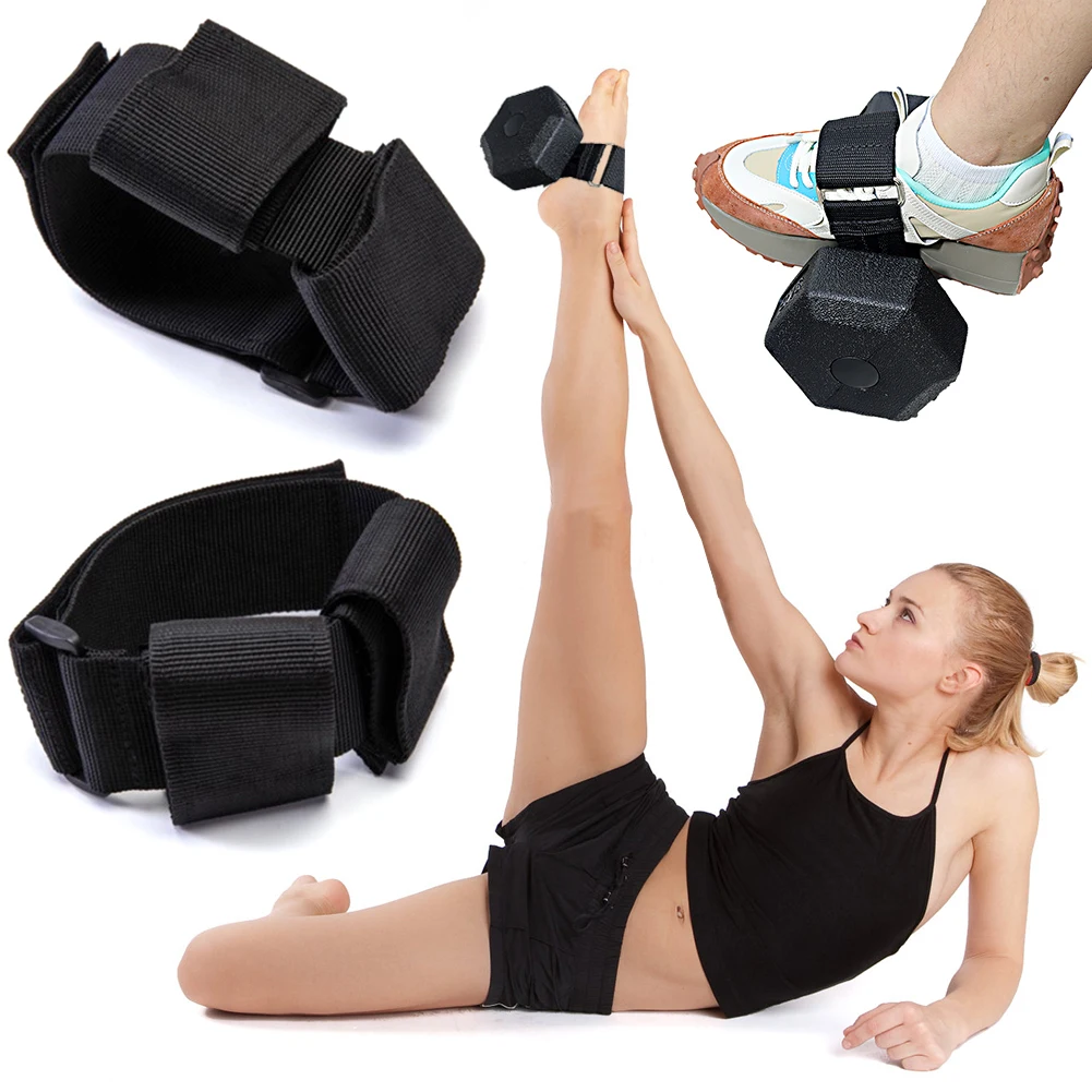 2Pcs-Tib-Bar-Foot-Strap-Adjustable-Weight-Tibialis-Trainer-Dumbbell ...
