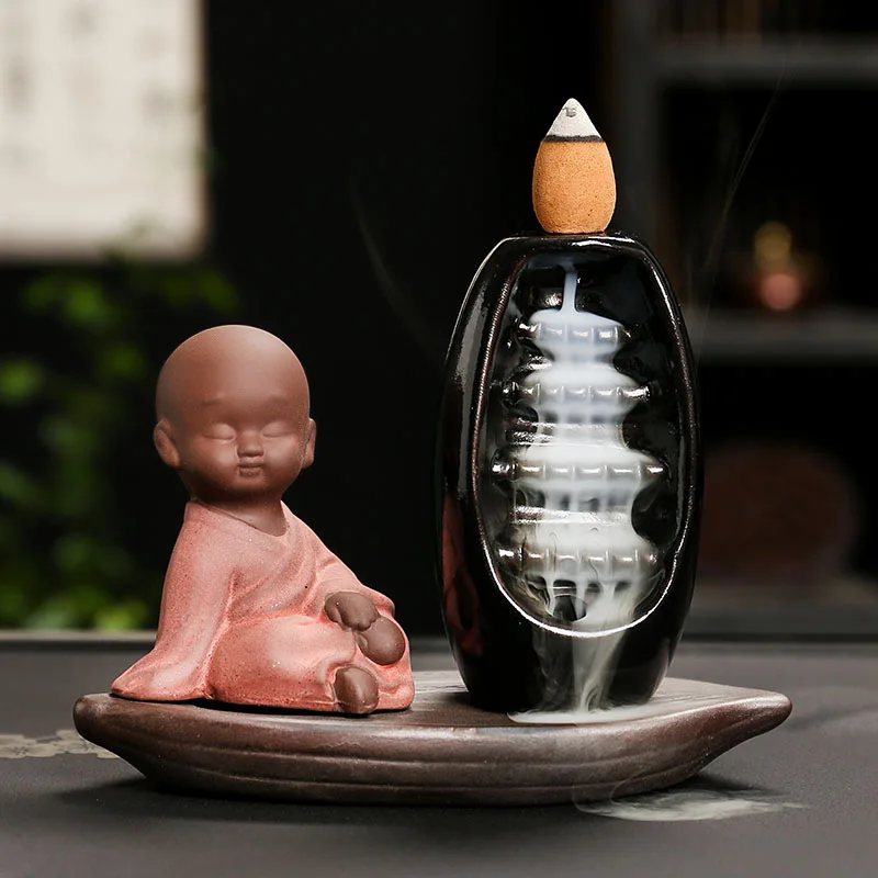 Creative Backflow Incense Burner Smooth Sailing Playful Cute Little ...