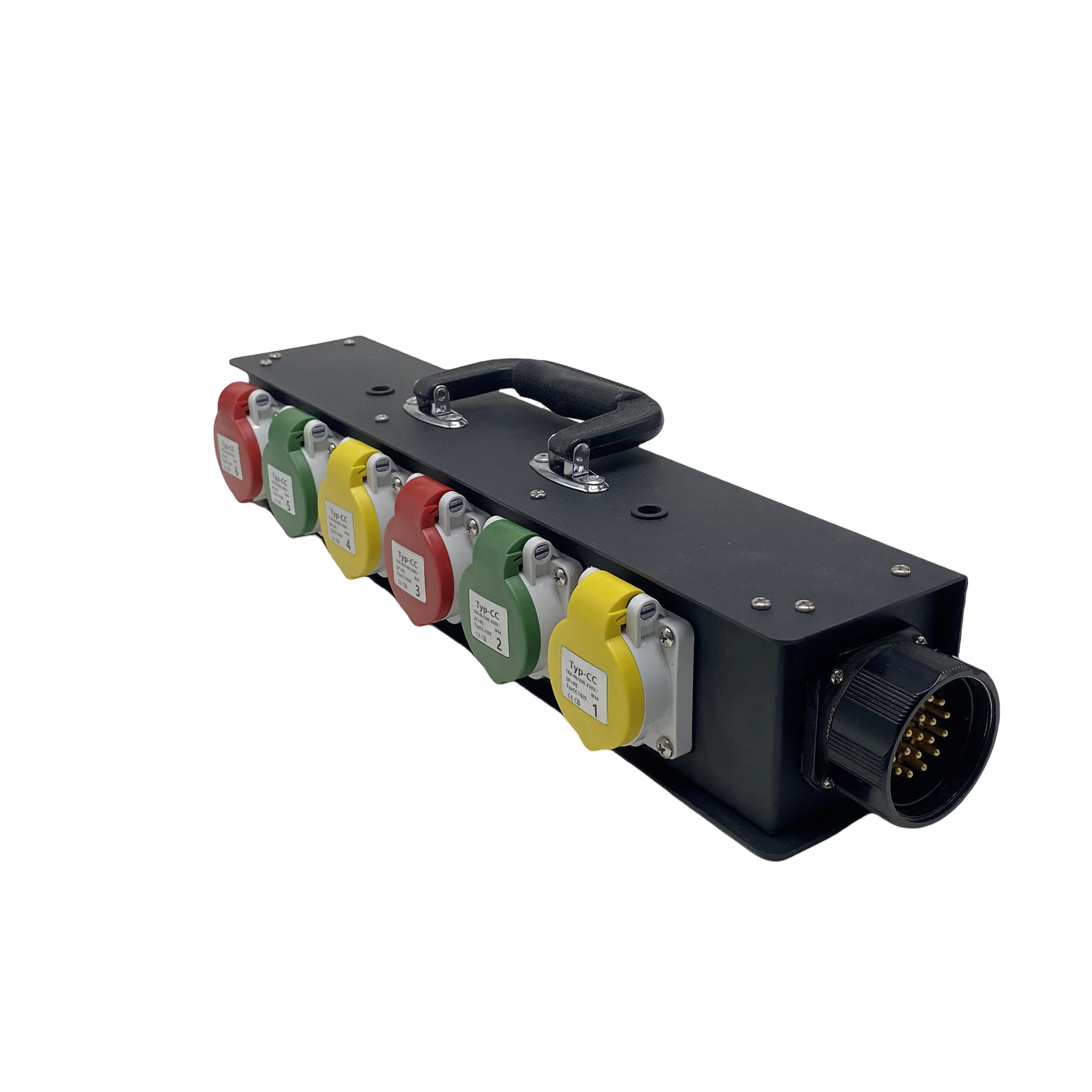 19-Pin-Socapex-Input-6-Channels-16A-CEE-Outputs-Power-Distribution-box ...