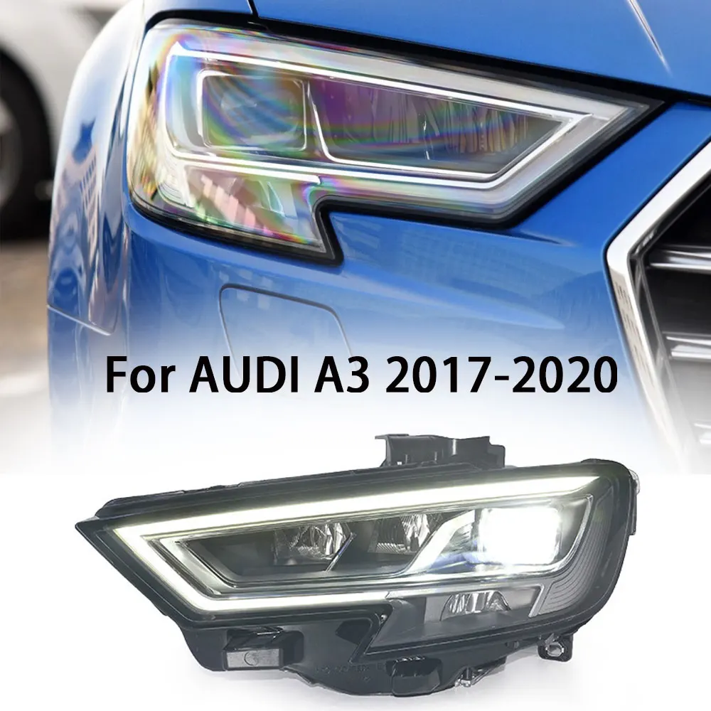 Car-Front-Lights-For-Audi-A3-Led-Headlights-2017-2018-2019-2020-S3 ...