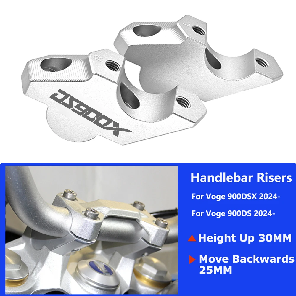 For Voge DSX 900 900 DSX DS900X 900DS 2024- With Offset Risers Clamp ...
